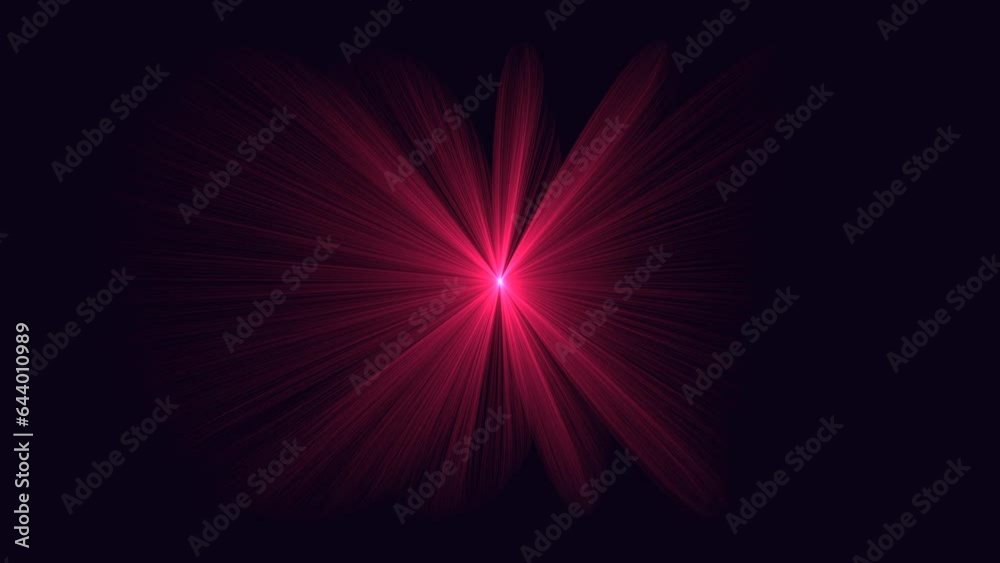 Vibrant red beam of light emerges from darkness, symbolizing energy ...