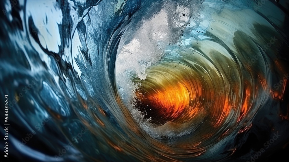 Tsunami big huge large wave. Apocalyptic dramatic background - giant ...