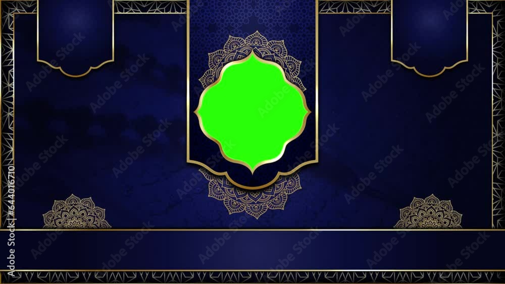 Animated Islamic background for designing Holy Quran recitations ...