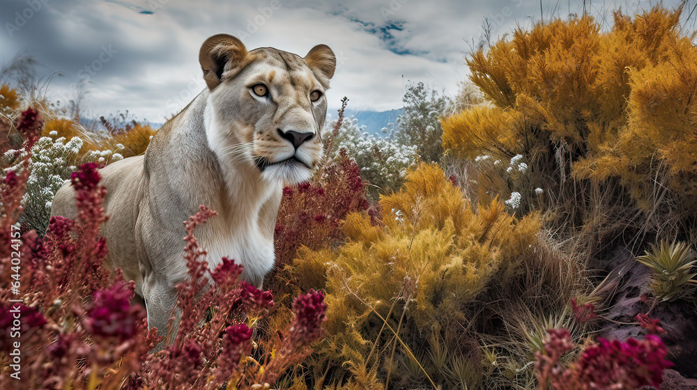 In the Wild, animals in their natural habitats, depicting the diversity ...