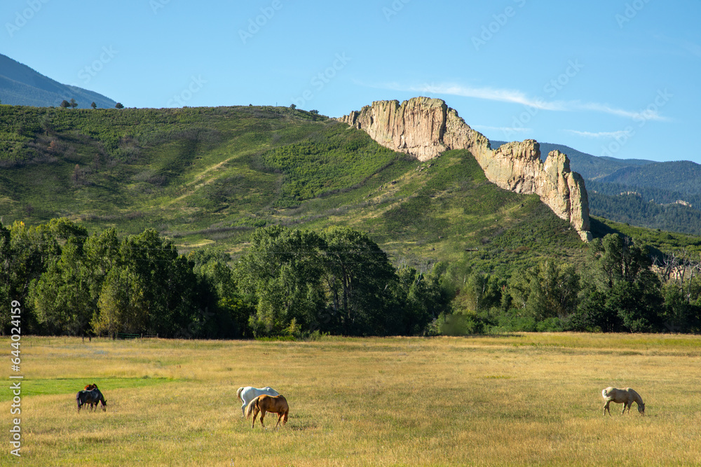 The Frontier Pathways Scenic Byway in the Spanish Peaks of southwestern ...