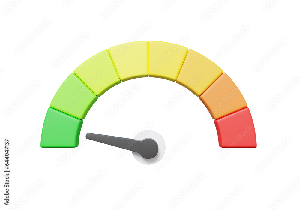 Minimal cartoon arrow point credit scale speed low status green ...