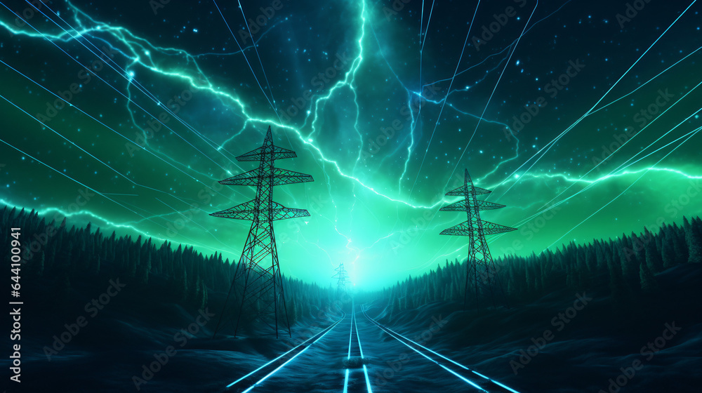 Overhead Electricity Transmission Lines with 3D Digital Visualization ...