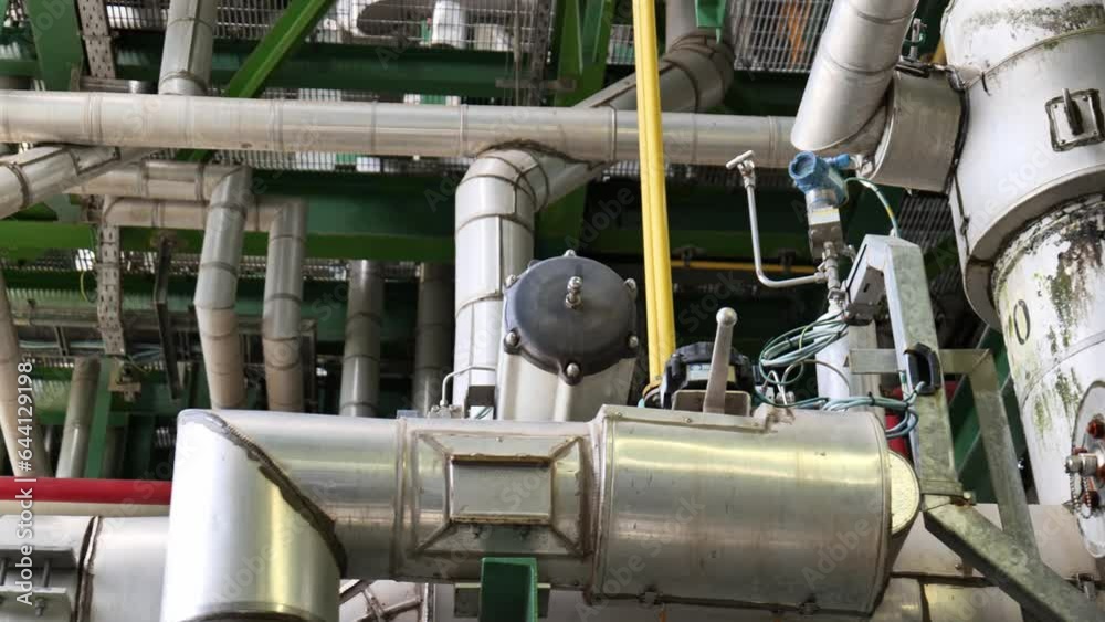 The modern engineering and technology structure of the chemical plant ...