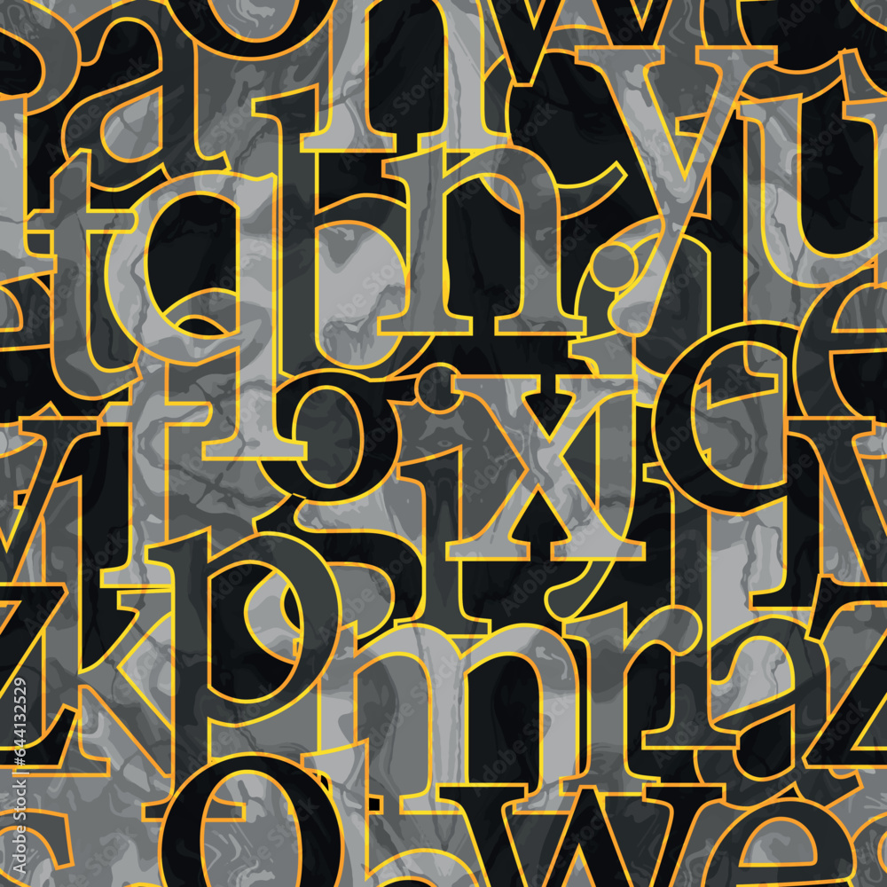 Beautiful ancient greek culture alphabet old type seamless pattern ...