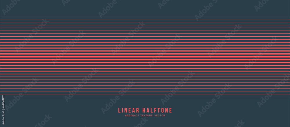 Linear Halftone Pattern Vector Seamless Straight Line Border Abstract ...