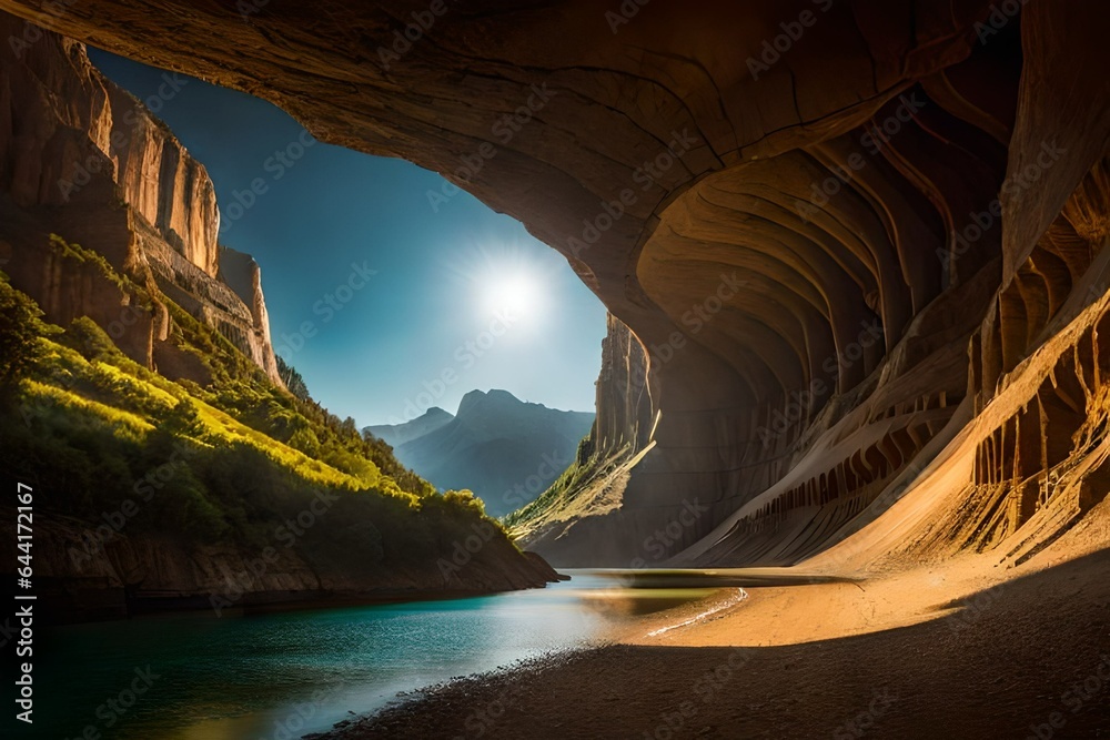 Describe the various processes involved in the formation of caves ...