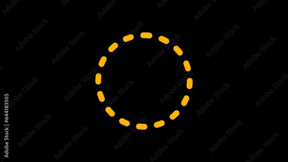 Loading progress. Loading circle animation Icon on transparent background. Download progress ...
