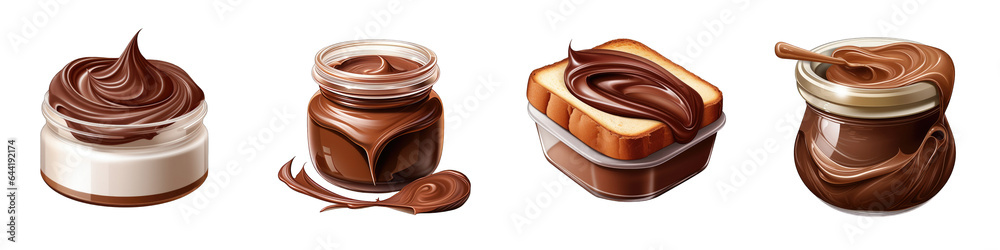 Chocolate Spread clipart collection, vector, icons isolated on ...