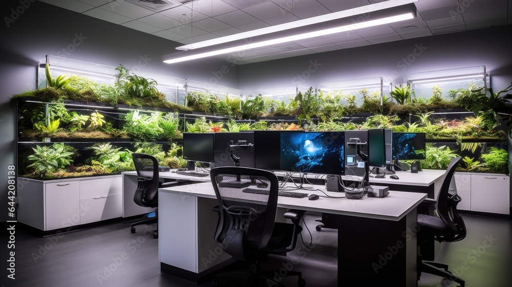 Inspiring office interior design Tech-inspired style Corporate Office ...