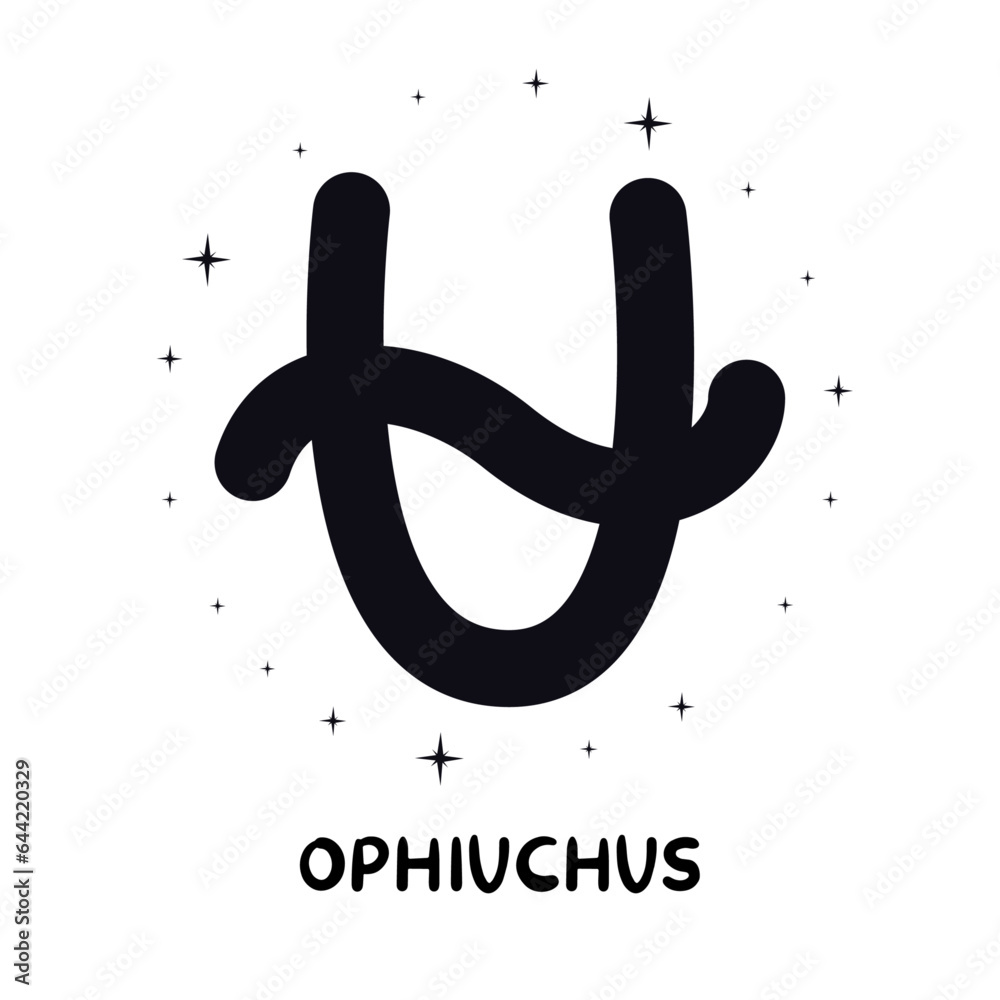 Ophiuchus, new zodiac sign, ophiuchus icon, zodiac icon set, 13 zodiac ...
