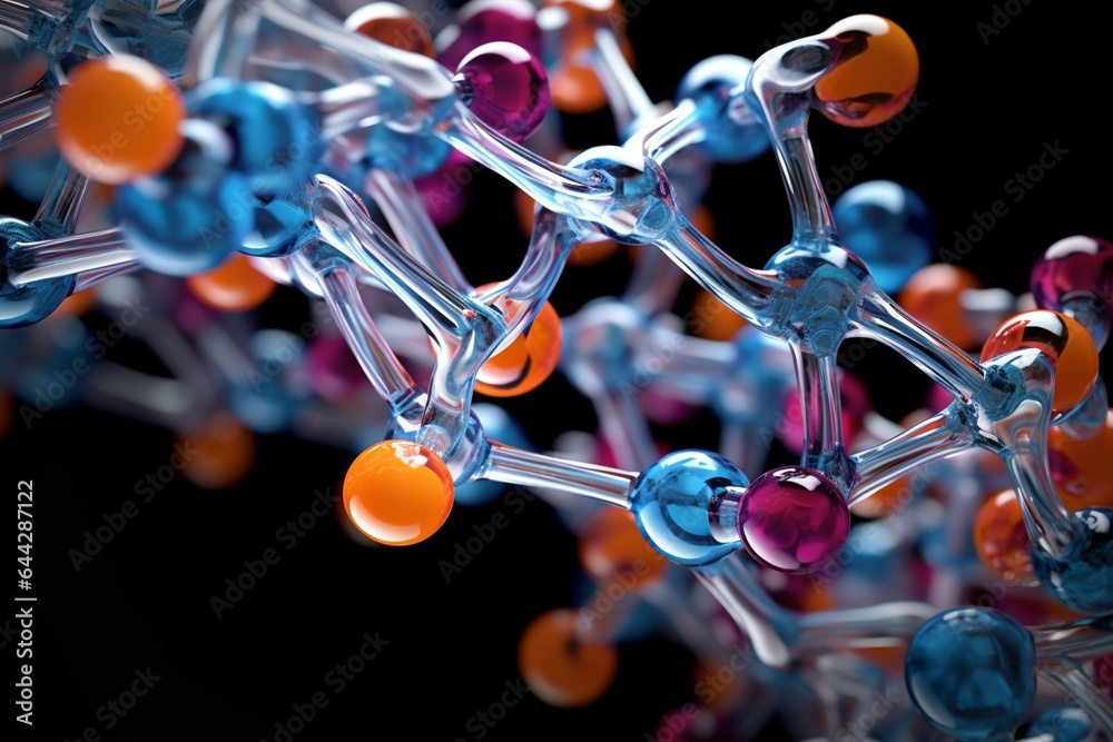 A microscopic view of the molecular structure of tianeptine, a 3D ...