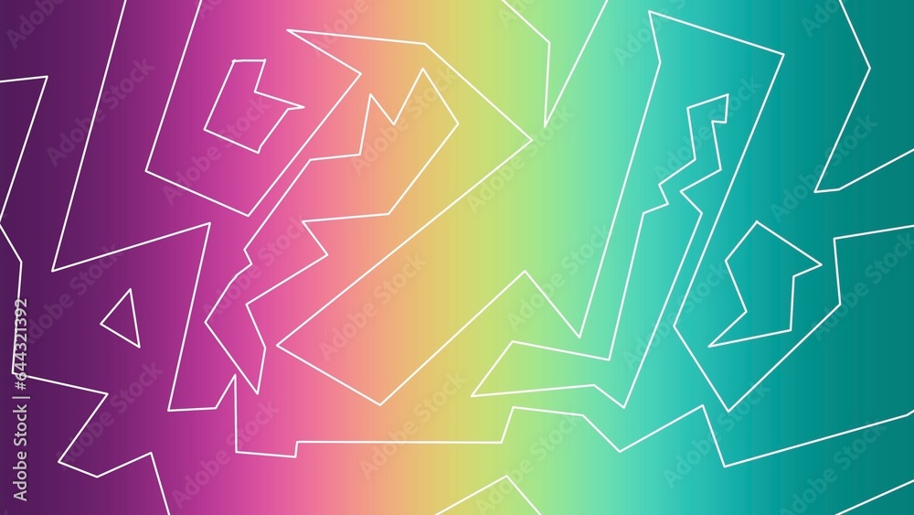 Abstract art modern style for artwork and tv background (4k) Stock ...