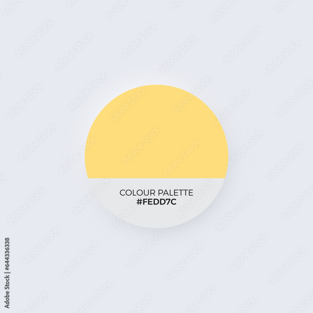 Vintage soft yellow Color Chart. Print Test Page. Color Numbers or ...