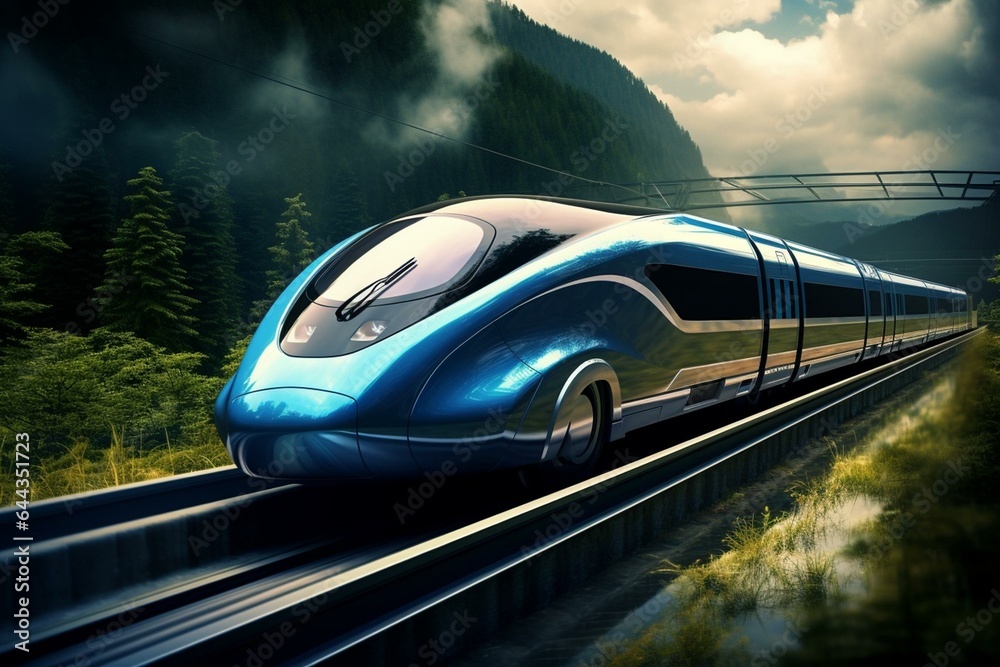 Advanced technology propels futuristic supersonic and maglev train ...