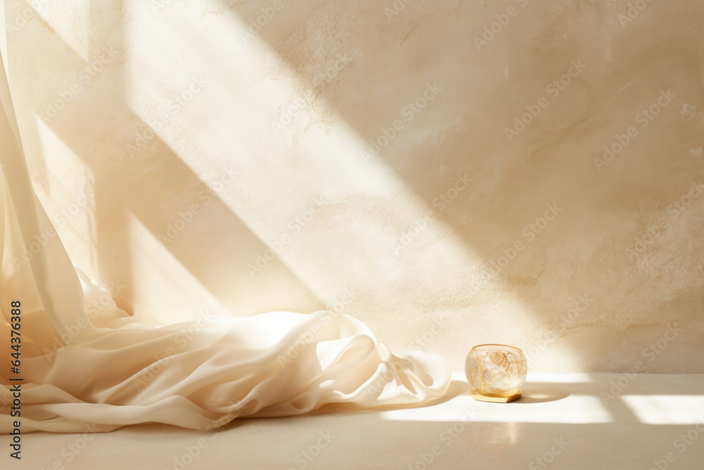 An elegant and luxurious stone gentle light background with a touch of ...