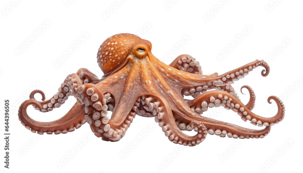 octopus isolated on transparent background cutout Stock Photo | Adobe Stock