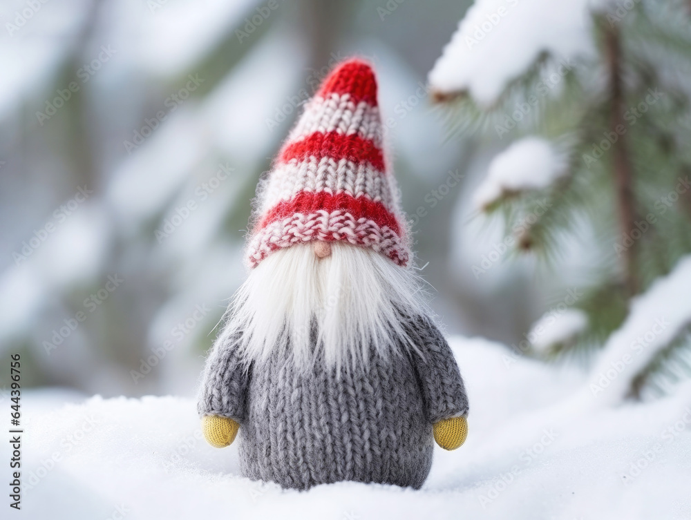 Endearing Swedish, Danish-inspired Christmas gnome, nisse tomte in hat ...