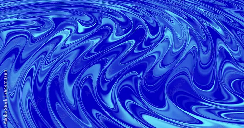 Abstract Liquid Paint Texture of blue color. Animated gradient fluid ...