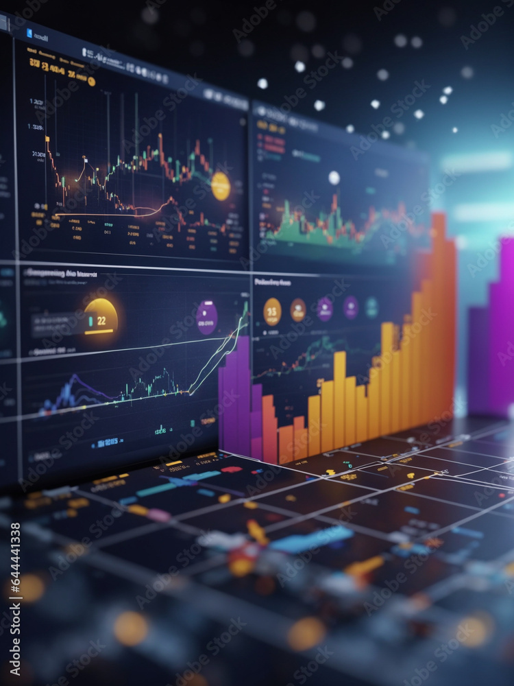 Analyze and visualize complex information on a virtual screen using AI ...
