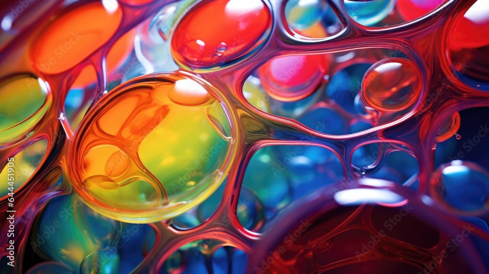 Thick dense viscous provocative sticky flowing liquid texture abstract ...