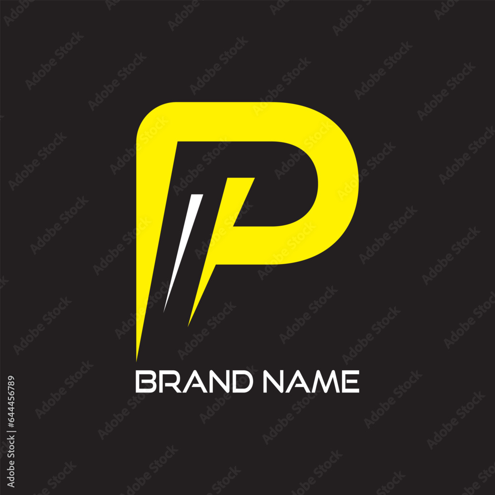 P logo ***EPS file ***Editable Text And Color ***CMYK Colors ***Print ...