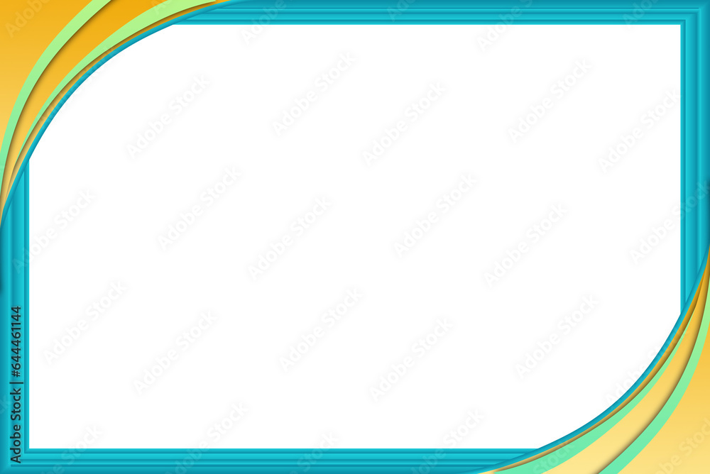 certificate border luxury blue and yellow Professional Design Vector ...