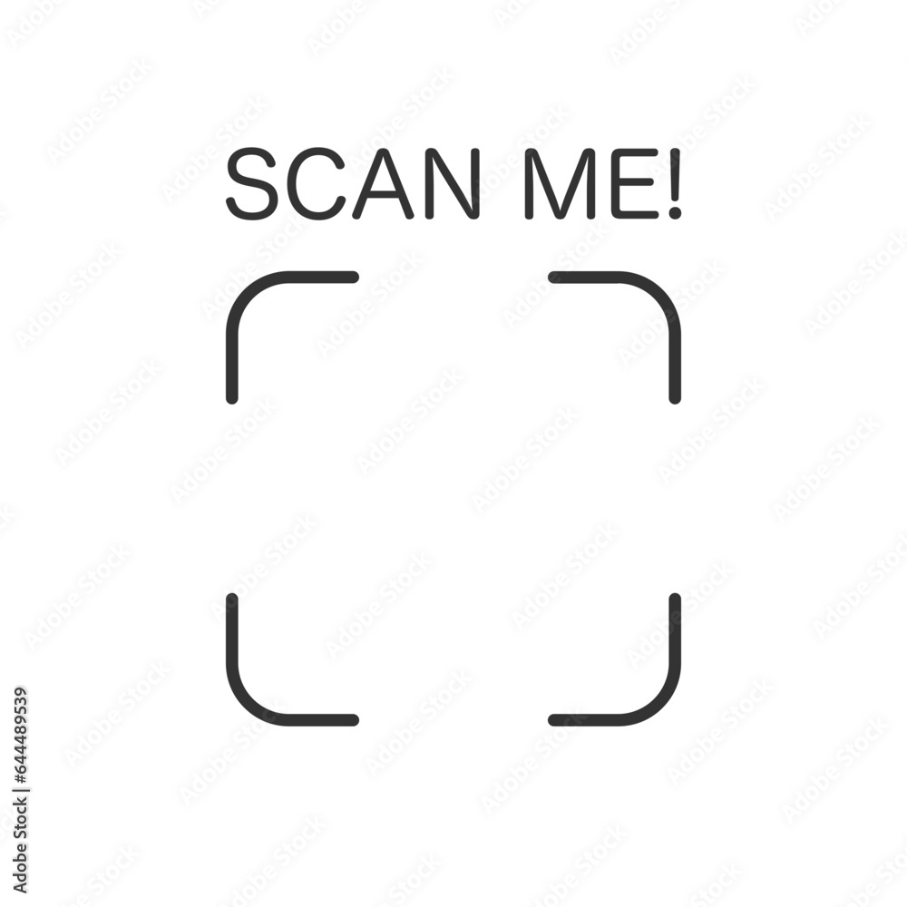 Qr code frame with text Scan Me. Scan me frame. QR code scan for ... Qr code frame with text Scan Me. Scan me frame. QR code scan for ...