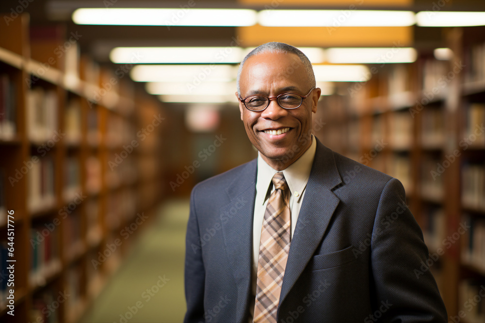 Generative AI photo of handsome happy man professional instructor ...