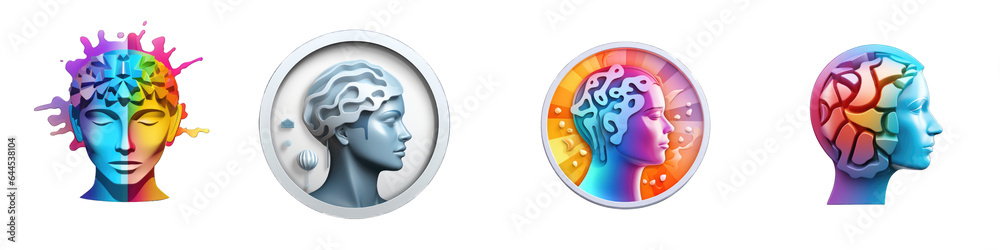 Mental Health clipart collection, vector, icons isolated on transparent ...