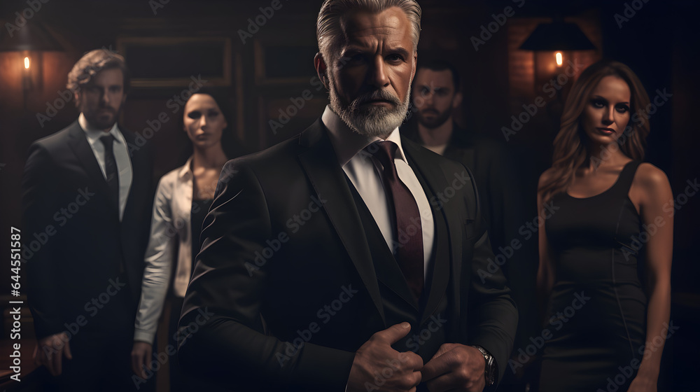 The most interesting man in the world. Middle aged classic beard ...