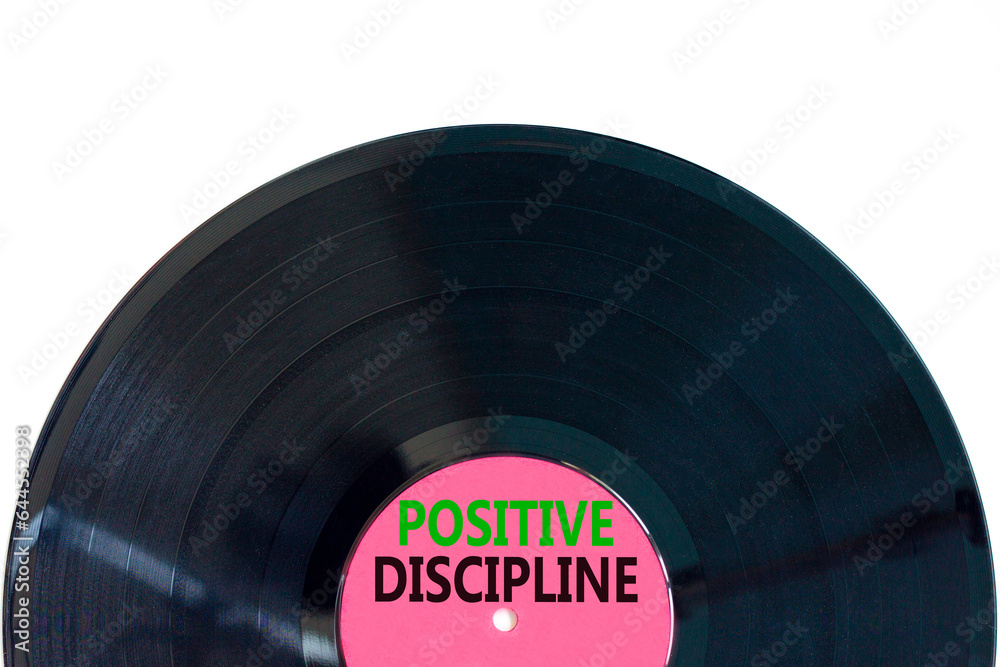 Positive discipline symbol. Concept words Positive discipline on ...