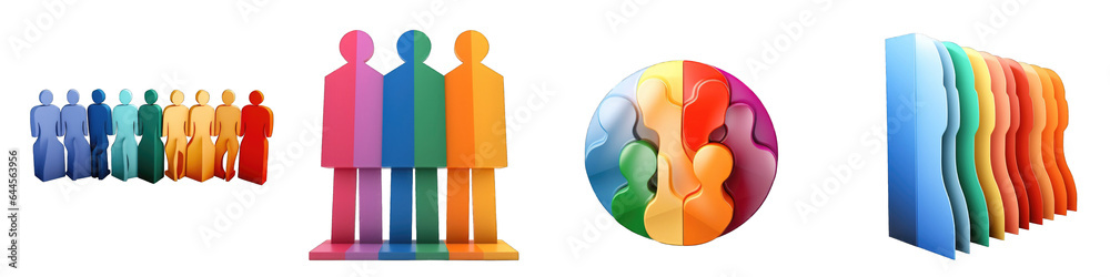 Diversity Equality and Inclusion clipart collection, vector, icons ...