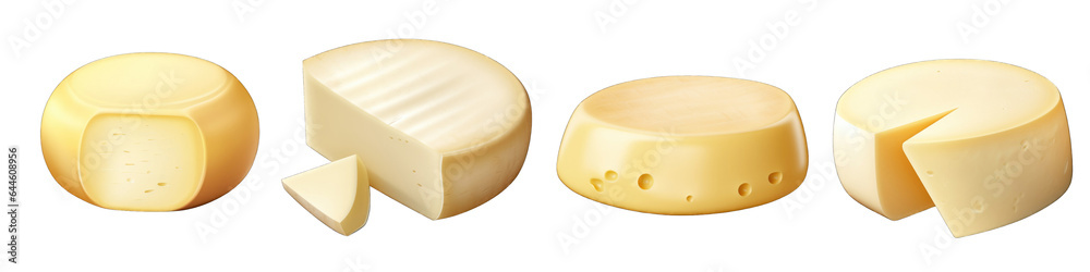 Provolone Cheese clipart collection, vector, icons isolated on ...