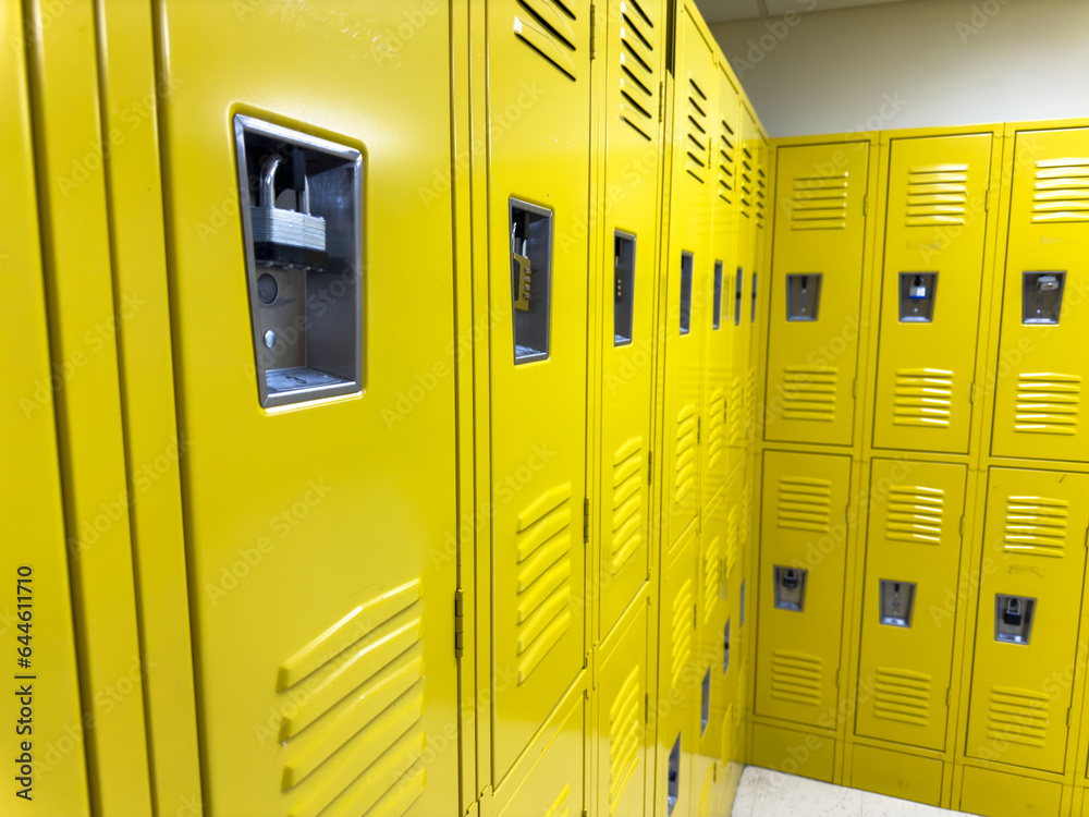 Locker rooms and lockers symbolize personal growth, unity, and self ...