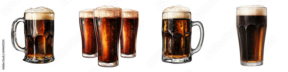 Stout Beer clipart collection, vector, icons isolated on transparent ...