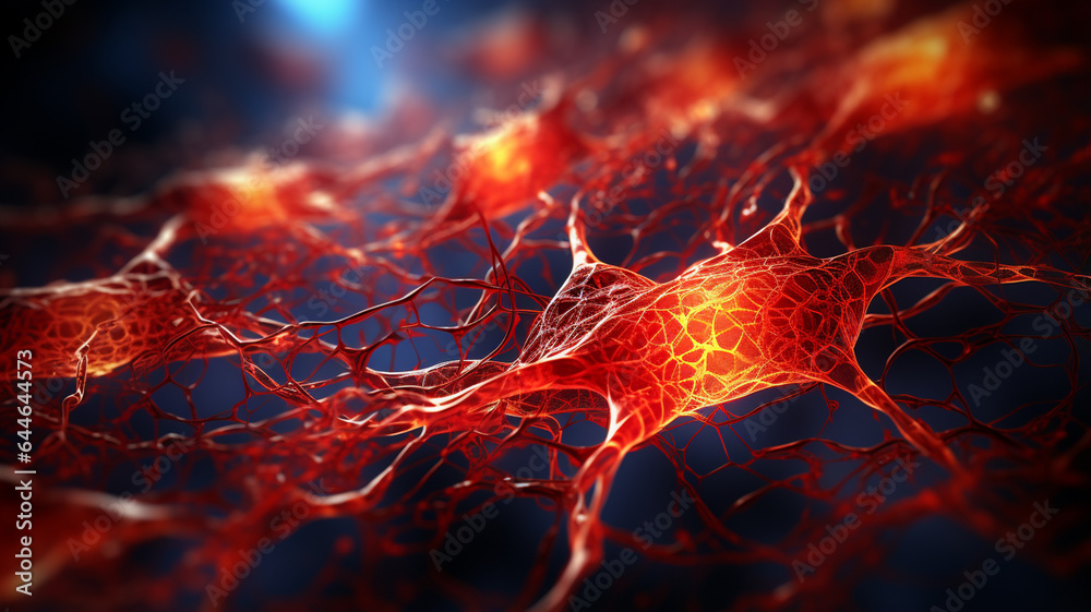 Blood,red blood cells seen under a microscope Stock Illustration ...