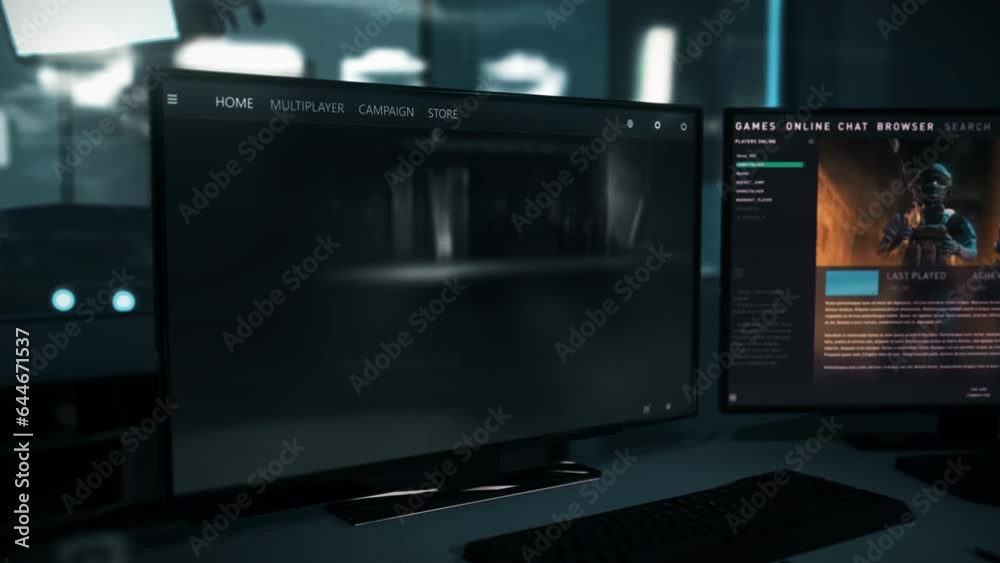 Clicking the quick play button in the tactical warfare action video ...