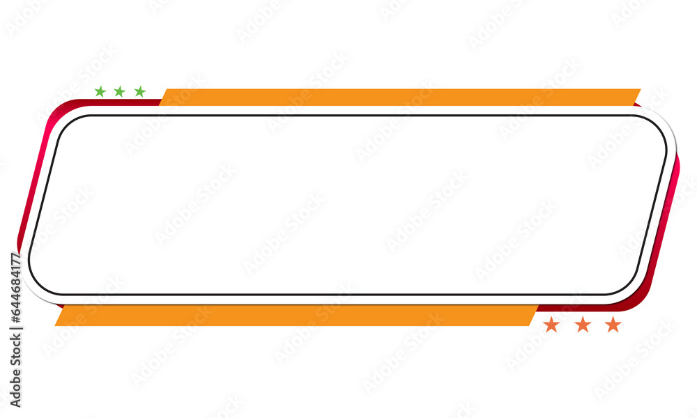 Ppt Text Box Header Vector Frame Banner Design Book Flyer Element Title ...