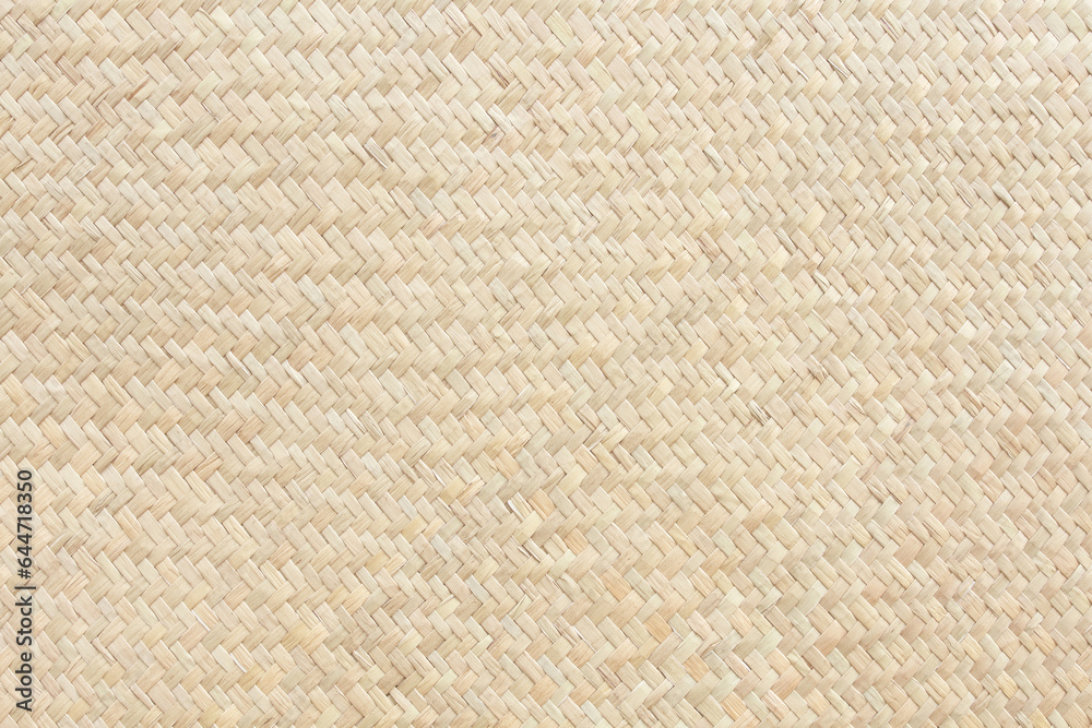 Reed weaving mat texture background with vintage style. Stock Photo ...