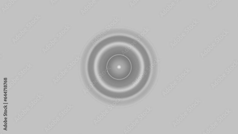 water drop wave formation animation. Top view of water dropping with ...