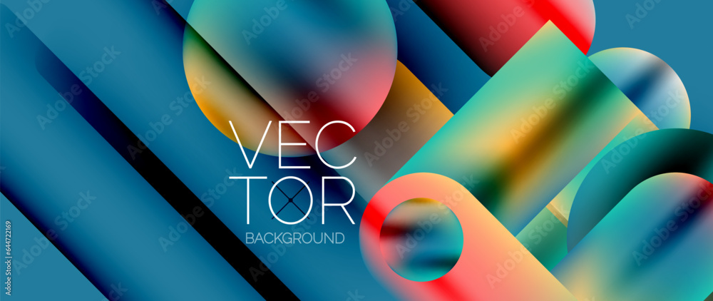 Geometric shapes fluid gradient abstract minimal background for various purposes, including ...