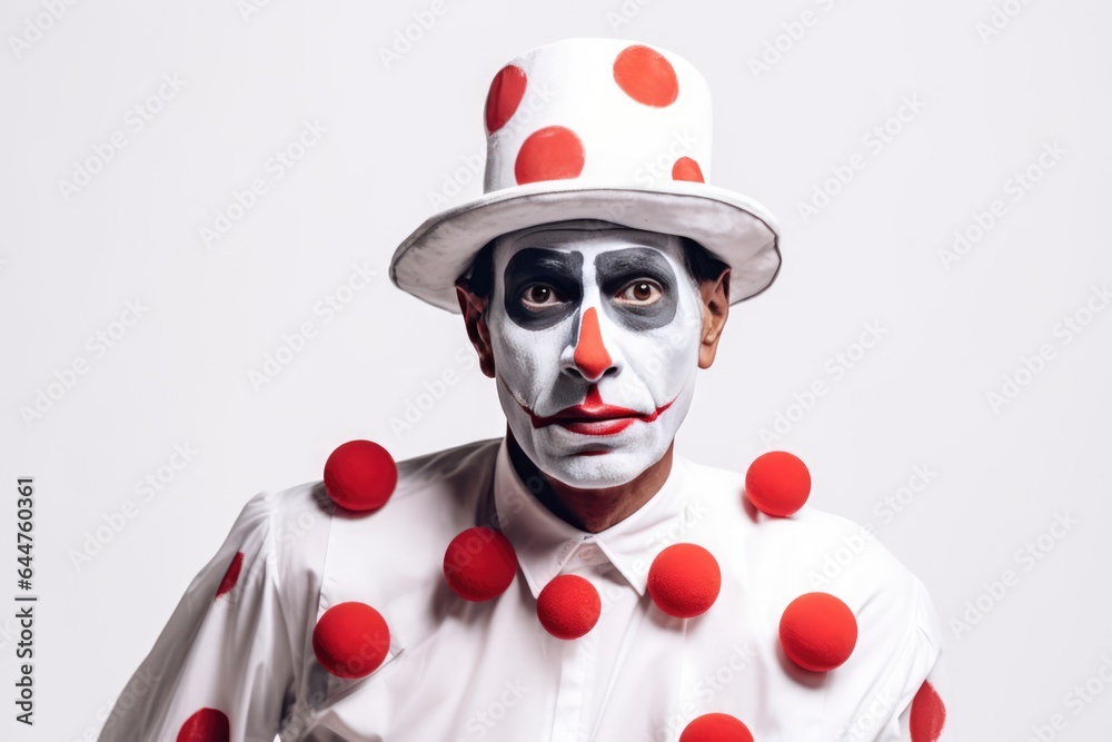 Fictional Character Created By Generated AI.The Clown with a Tragic ...