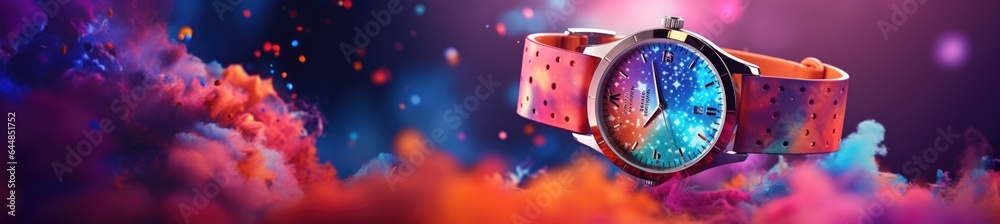 A Watch Background in the psychedelic super nova Style - Cosmic Dance ...