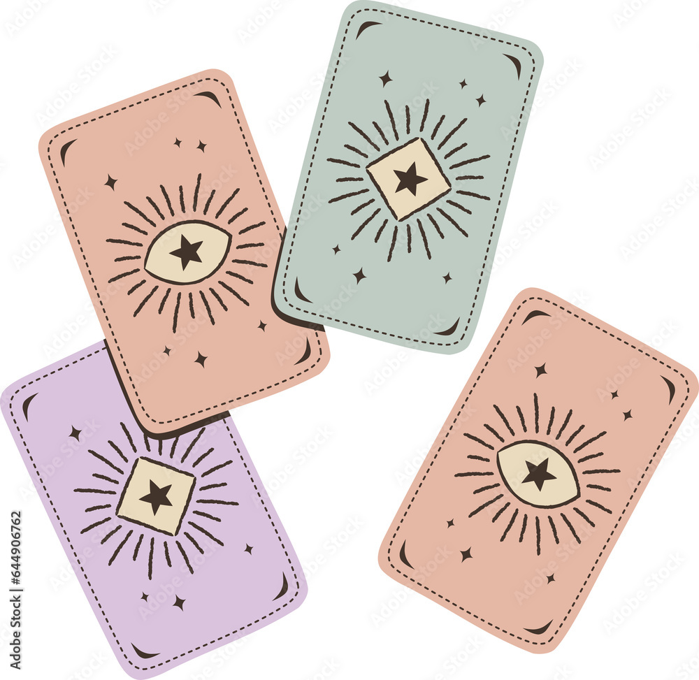 tarot cards spreads, png transparent background Stock Illustration ...