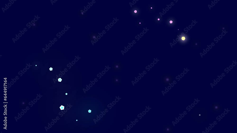 The Big Dipper and the Little Dipper with Polar star shining in blue ...