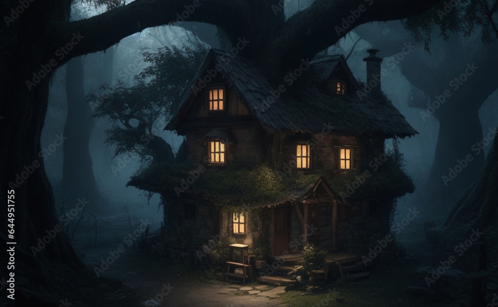 Haunted Tree House in Remote Forest Village: Dark, Cold, and ...