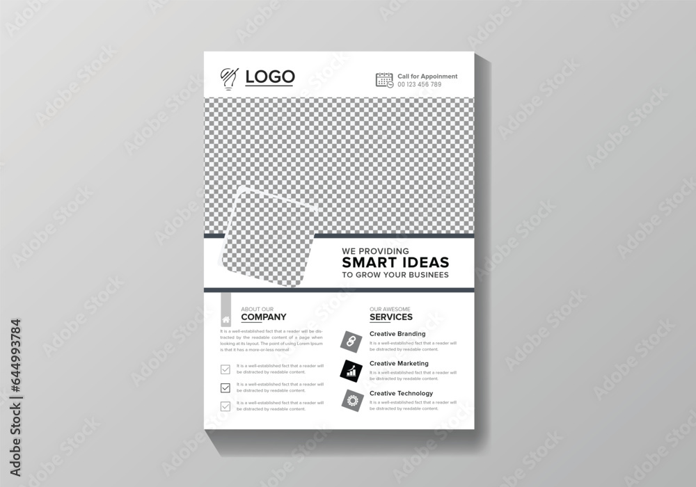 Promotional flyer Provide Smart ideas - flyer template design in ...