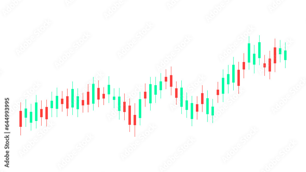 Stock market candlestick chart, market trade analysis chart transparent ...