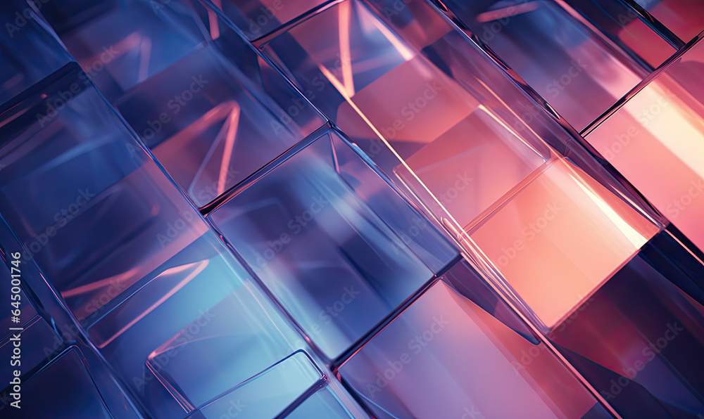 Modern glassmorphism inspired abstract background with vibrant color ...